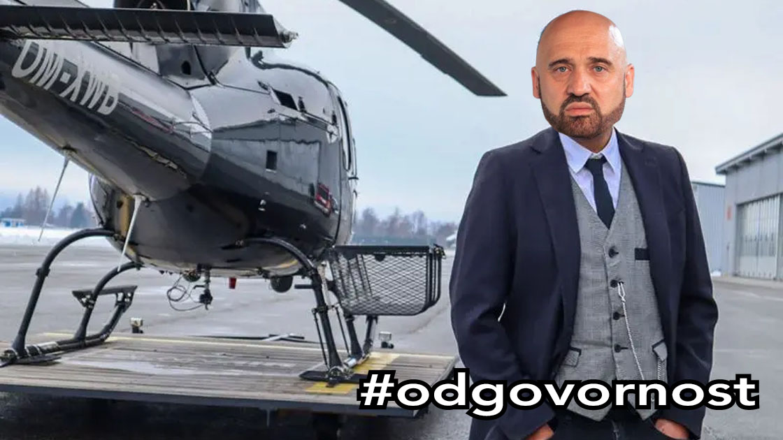 Ramo Isak stavio svoj helikopter FUP-a na raspolaganje za gašenje ...